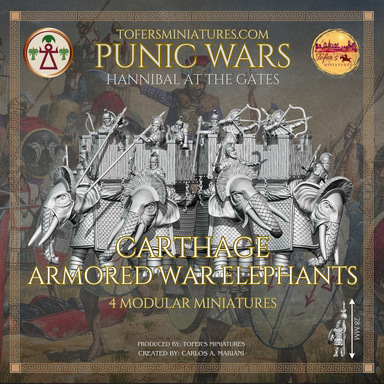 Armored War Elephants. Carthage. Punic Wars: Hannibal at the Gates. 28 ...
